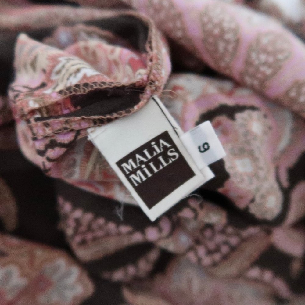 Malia Mills Paisley Print Tunic Top Swim Coverup - Gem